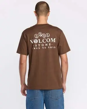 Volcom Veevo Short Sleeve Tee - Brownstone
