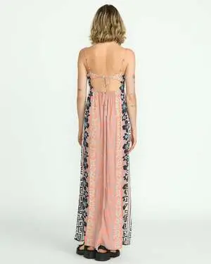 Volcom Printed Strappy Maxi Dress