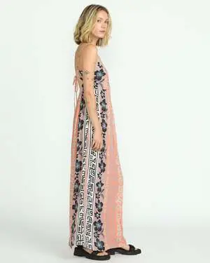 Volcom Printed Strappy Maxi Dress