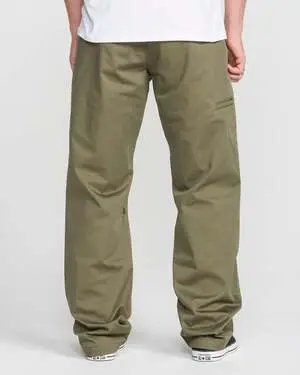 Volcom Frickin Relaxed Chino Pants - Olive