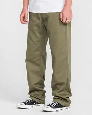 Volcom Frickin Relaxed Chino Pants - Olive
