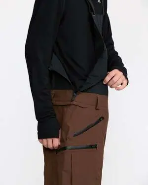 Volcom Rain Gore-tex Bib Overall - Brown