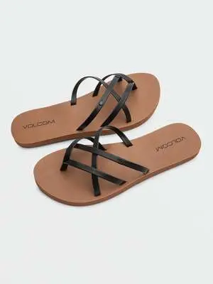 Volcom Strappy Sandals - Black