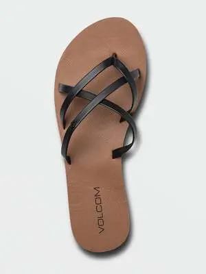 Volcom Strappy Sandals - Black
