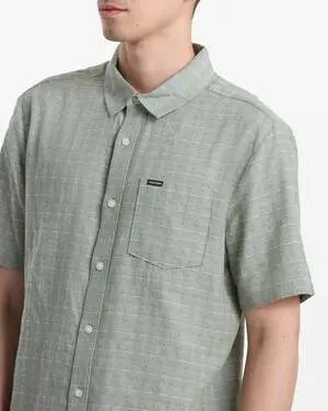 Volcom Bankstone Ii Short Sleeve Shirt - Brown Olive