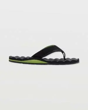 Volcom Recliner Sandals - Black/green