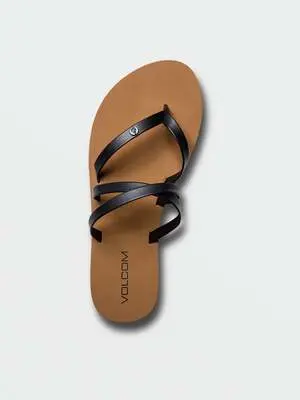 Volcom Easy Breezy Ii Sandals - Black