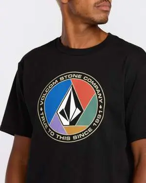 Volcom Circle Stone Short Sleeve Tee - Black