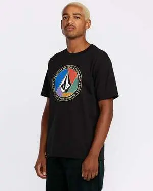 Volcom Circle Stone Short Sleeve Tee - Black