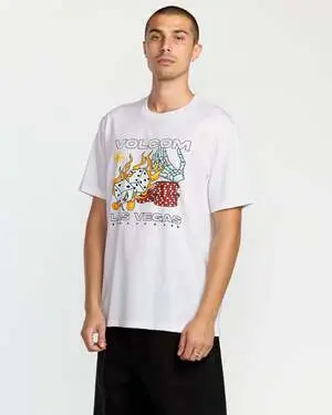 Volcom Pass Line Short Sleeve Tee - White