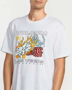 Volcom Pass Line Short Sleeve Tee - White