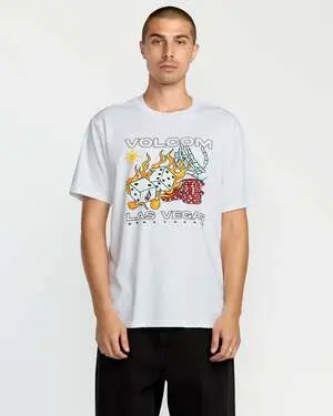 Volcom Pass Line Short Sleeve Tee - White