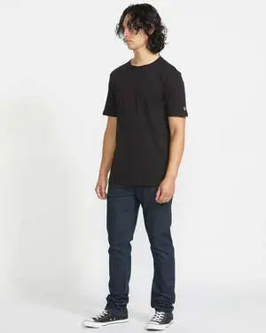 Volcom Solid Short Sleeve Tee Pocket Tee - Black