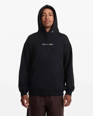Volcom Stone Loose Fit Pullover Fleece - Black