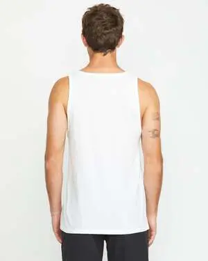 Volcom Solid Heather Sleeveless Tank - White