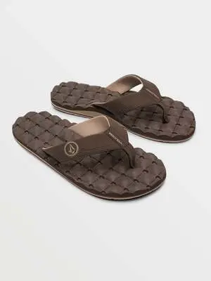 Volcom Recliner Sandals - Brown