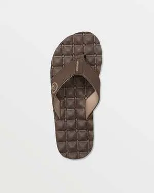 Volcom Recliner Sandals - Brown
