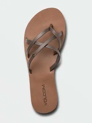 Volcom Strappy Sandals - Brown