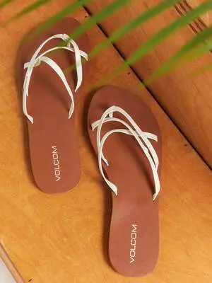 Volcom Strappy Sandals - White