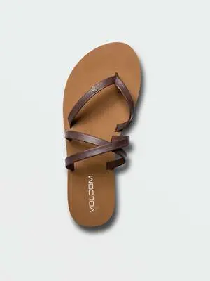 Volcom Easy Breezy Ii Sandals - Brown