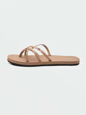 Volcom Strappy Sandals - Natural