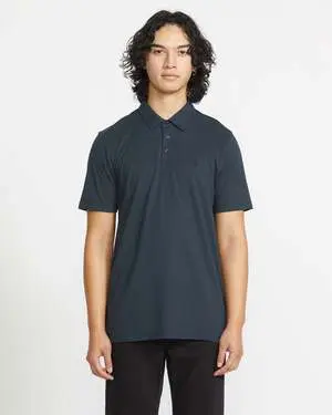Volcom Wowzer Polo Short Sleeve Shirt - Navy