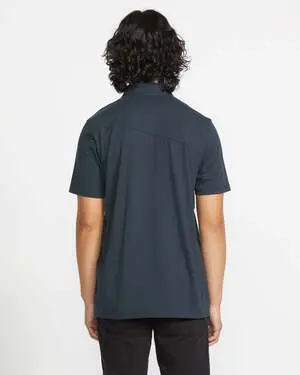 Volcom Wowzer Polo Short Sleeve Shirt - Navy
