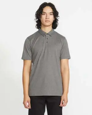 Volcom Wowzer Polo Short Sleeve Shirt - Stealth