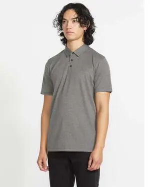 Volcom Wowzer Polo Short Sleeve Shirt - Stealth