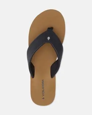 Volcom Boyfriend Thong Sandals - Black