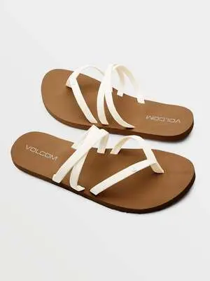 Volcom Easy Breezy Ii Sandals - White