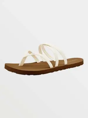 Volcom Easy Breezy Ii Sandals - White