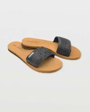 Volcom Braided Slides - Black