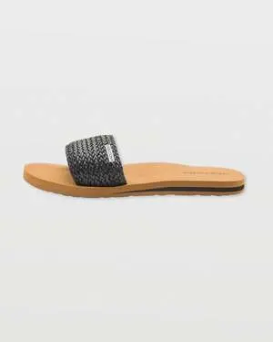 Volcom Braided Slides - Black