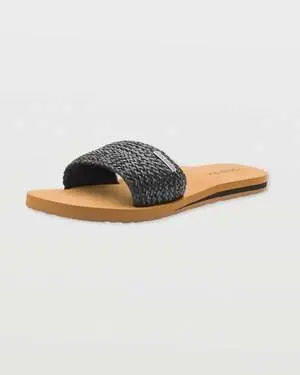Volcom Braided Slides - Black
