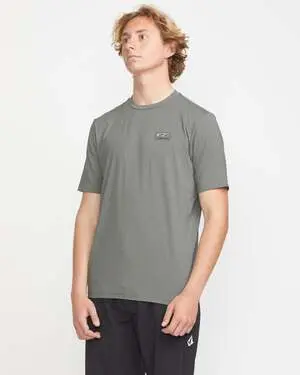 Volcom Modstone Loose Short Sleeve Thrashguard - Heather Grey