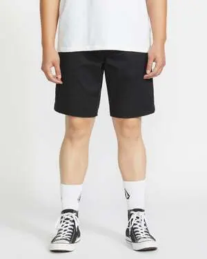 Volcom Elastic Waist 19" Shorts - Black