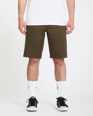 Volcom Modern Stretch 5-pocket Chino Shorts - Sage Leaf