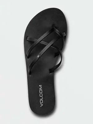 Volcom Strappy Sandals - Black Out