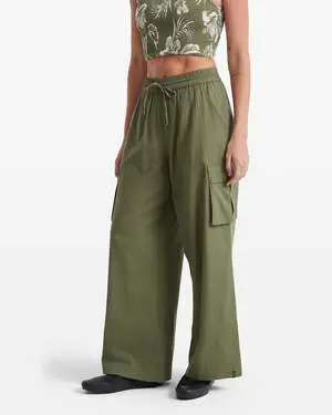 Volcom Lived In Beach Pants - Moss Stone
