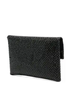 TWENTY FOURHAITCH Morna Woven Chain Clutch Bag