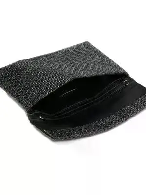 TWENTY FOURHAITCH Morna Woven Chain Clutch Bag