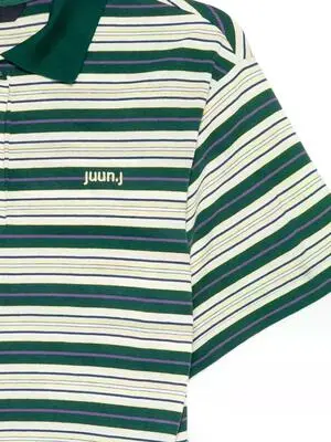 JUUN.J Striped Polo Top