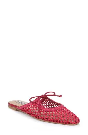 Badgley Mischka Xailee Woven Mule - Dark Cherry