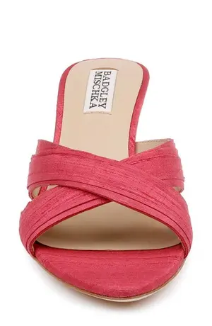 Badgley Mischka Xania Sandal - Dark Cherry