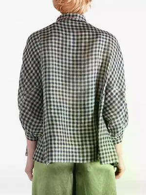 Pero Checked Pompom Shirt