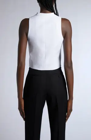 TOM FORD Cotton Piqué Fitted Vest - White