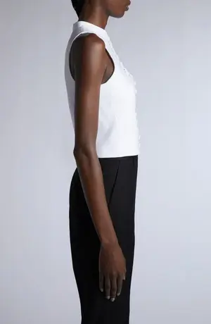 TOM FORD Cotton Piqué Fitted Vest - White