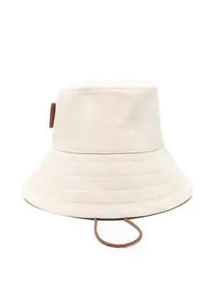 Ruslan Baginskiy Topstitched Brim Hat - Neutrals