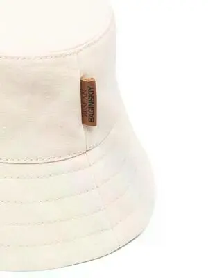 Ruslan Baginskiy Topstitched Brim Hat - Neutrals